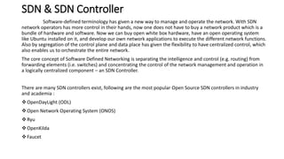 Open source sdn controllers comparison | PPT