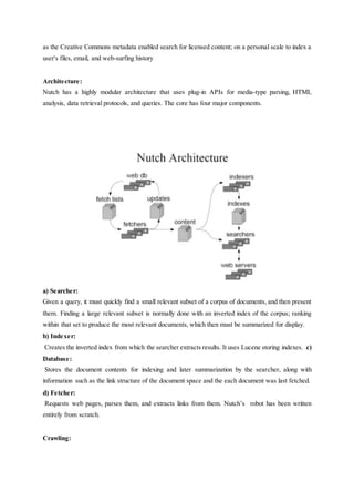 Open source search engine | DOCX
