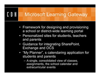 Open Source SharePoint Solutions for Education | PDF