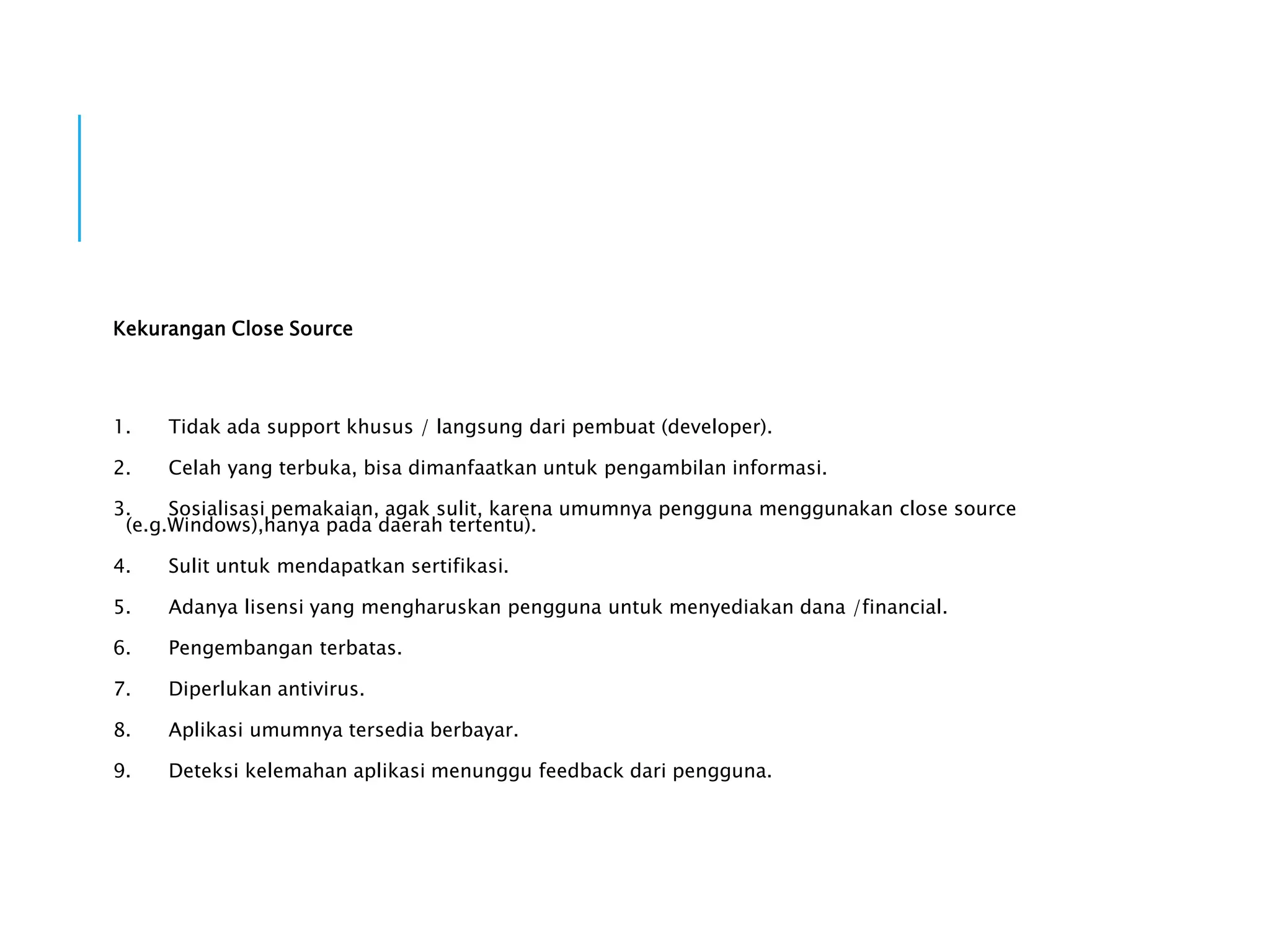 Open source (sistem operasi) | PPT