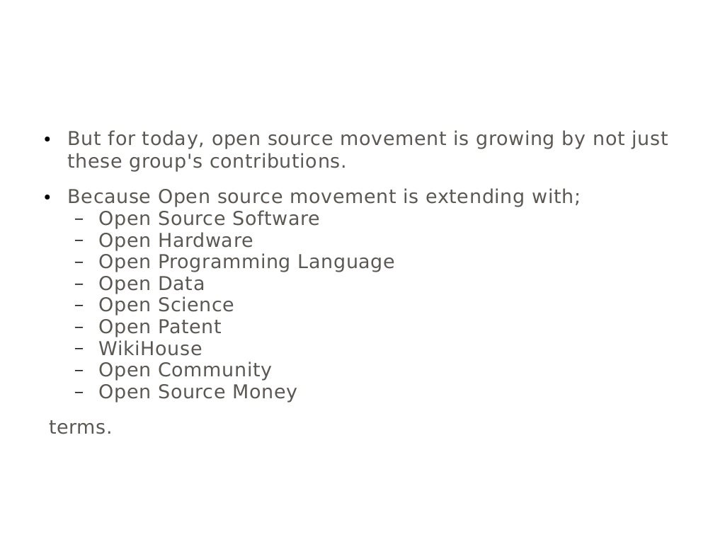 Open Source Movement