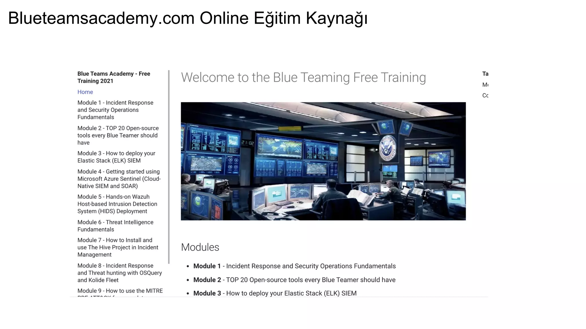 Open Source SOC Kurulumu | PPT