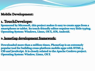 Open source software | PPTX | Shareware and Freeware | Computer Software and Applications