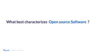 Open source software best practices | PPTX