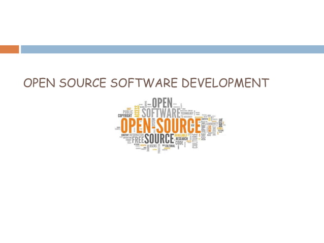 Open source software development | PPTX | Shareware and Freeware | Computer Software and ...