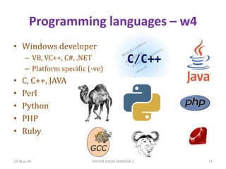 Open Source Software Ecosystem & Stack | PPTX