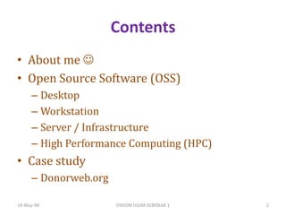 Open Source Software Ecosystem & Stack | PPTX