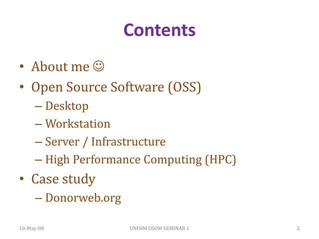 Open Source Software Ecosystem & Stack | PPT