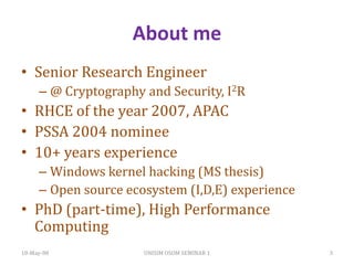 Open Source Software Ecosystem & Stack | PPTX