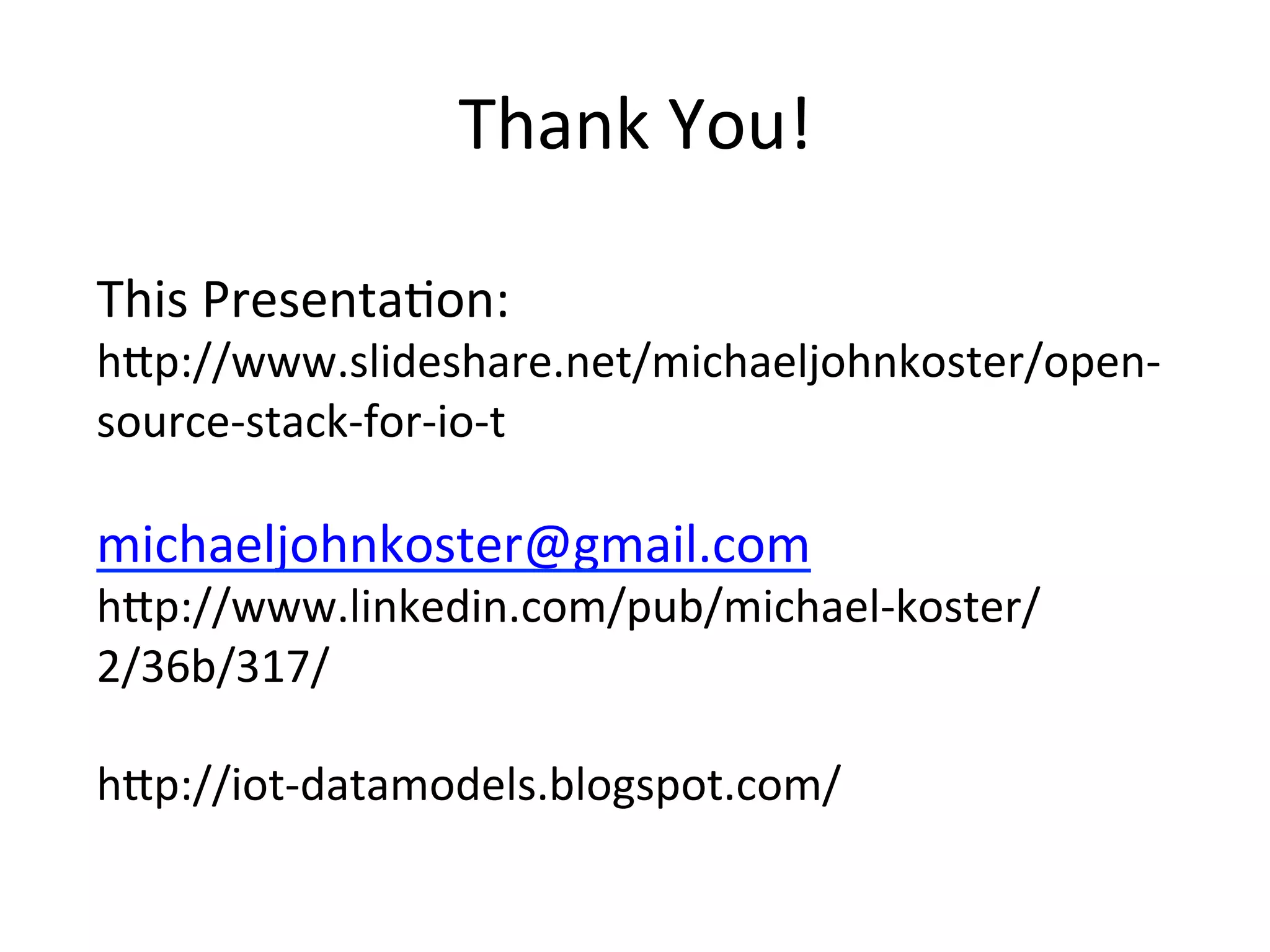 A Modular Open Source Platform for IoT | PDF | Internet of Things | Internet