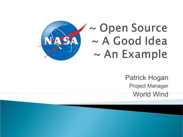 NASA WorldWind Open Source Summit | PPT | Cloud Computing | Internet