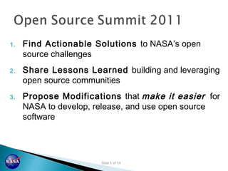 NASA WorldWind Open Source Summit | PPT | Cloud Computing | Internet