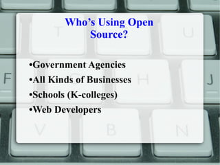 Open source systems | ODP