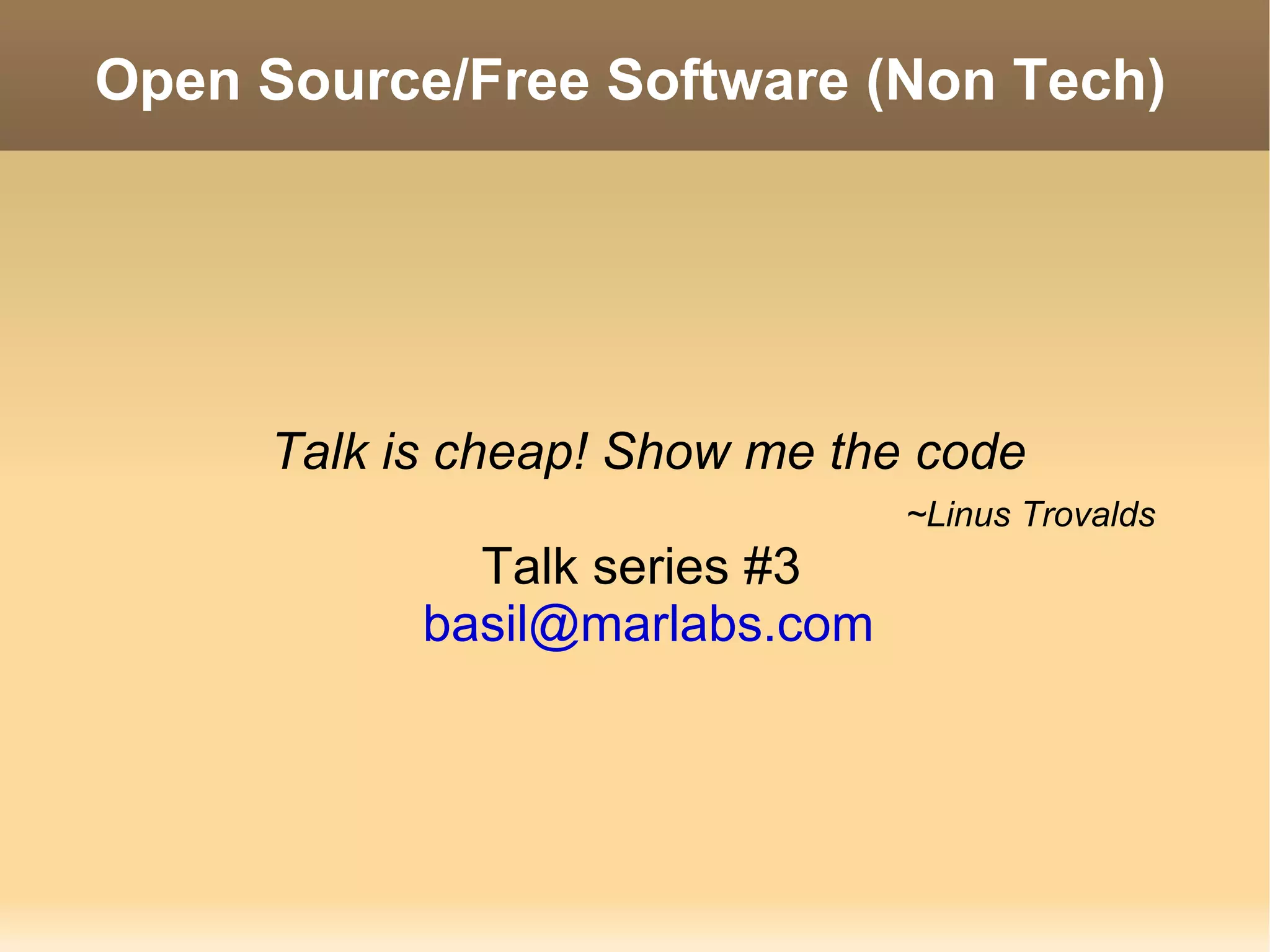 Opensource Talk | ODP