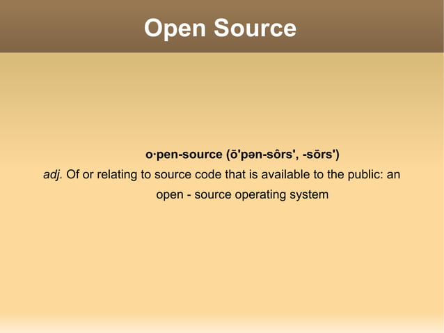 Opensource Talk | PPT