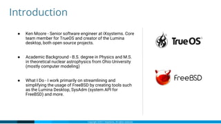 Open Source: The Lifeblood of iXsystems | PPT