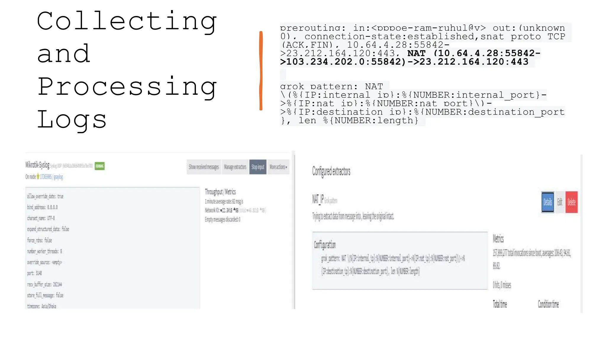 Open Source Tcp Or Netflow Log Server Using Graylog Pptx Computer