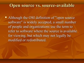 Open source technology | PPT
