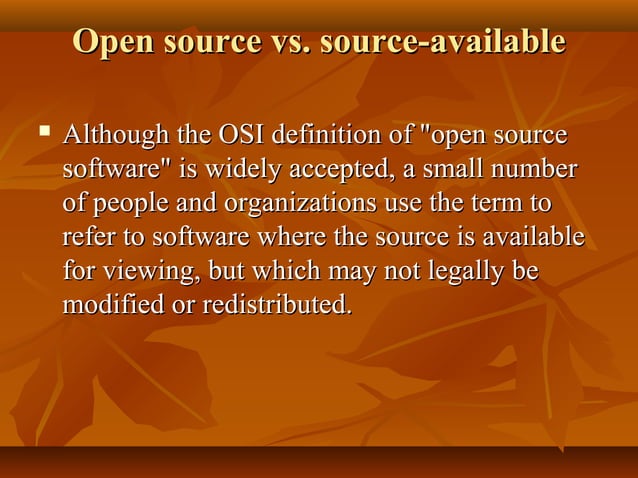 Open source technology | PPT | Shareware and Freeware | Computer Software and Applications