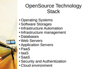 Open source technology stack | PPT