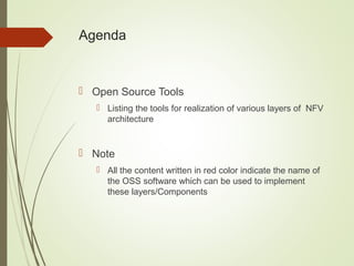 Network Function Virtualization : Open Source Tools | PPT