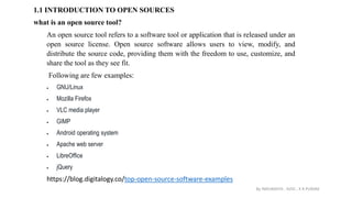 open_source_tools.pptx 4th sem bca...... | PPTX
