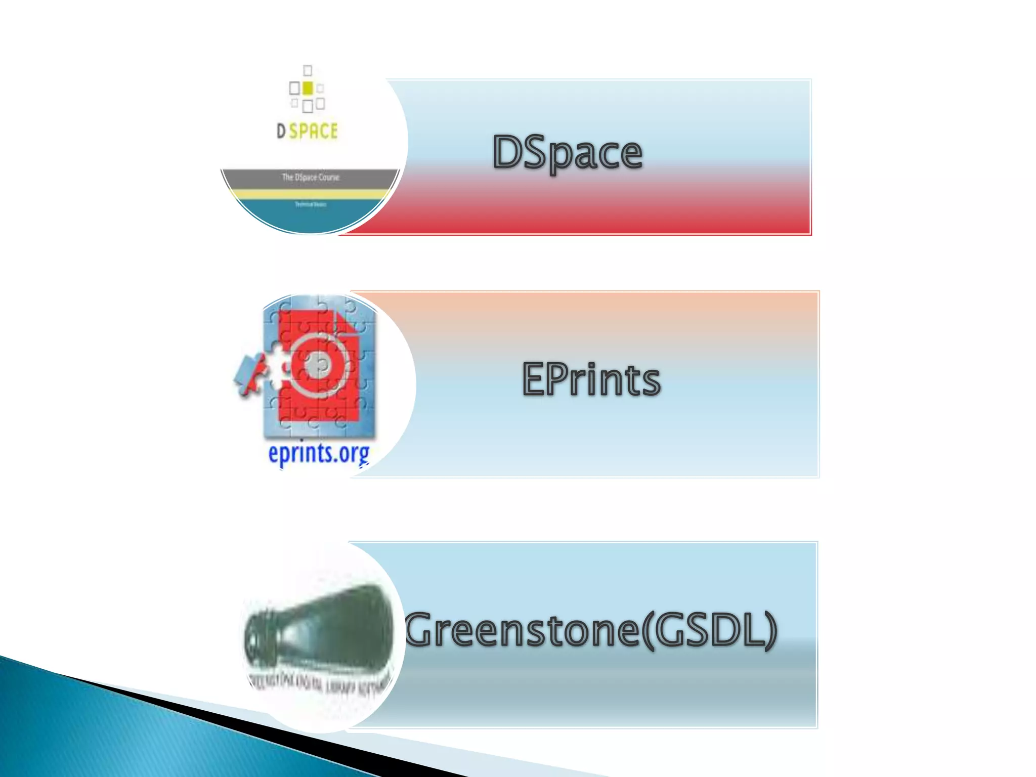 Open source tools developing digital libraries | PPT