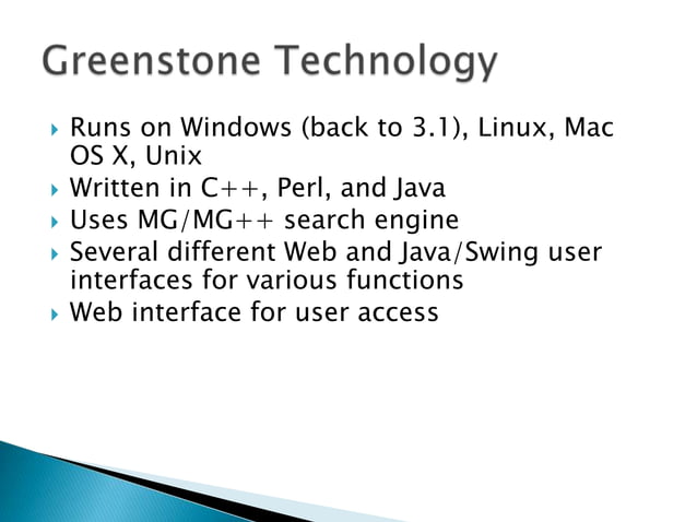 Open source tools developing digital libraries | PPT