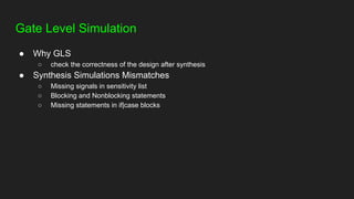 Open source tools for logic synthesis and soc design an overview | PPT