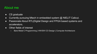 Open source tools for logic synthesis and soc design an overview | PPT