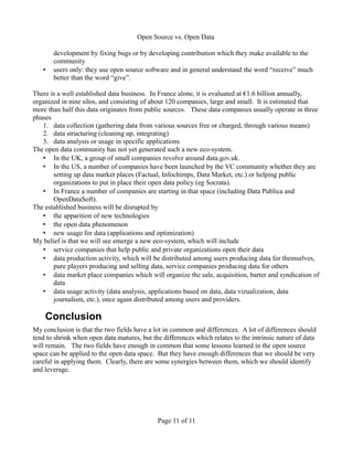 Open source vs. open data | PDF