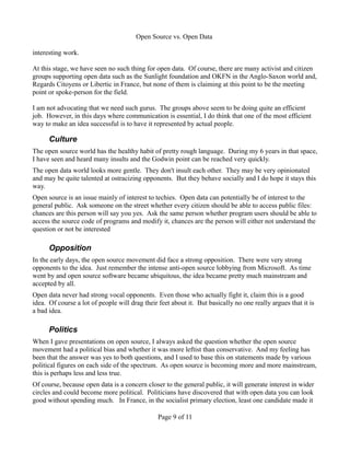 Open source vs. open data | PDF