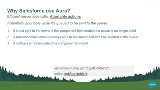 Open source aura framework: How to call server-side efficiently? | PPT