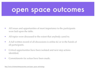 Open Space Technology | KEY