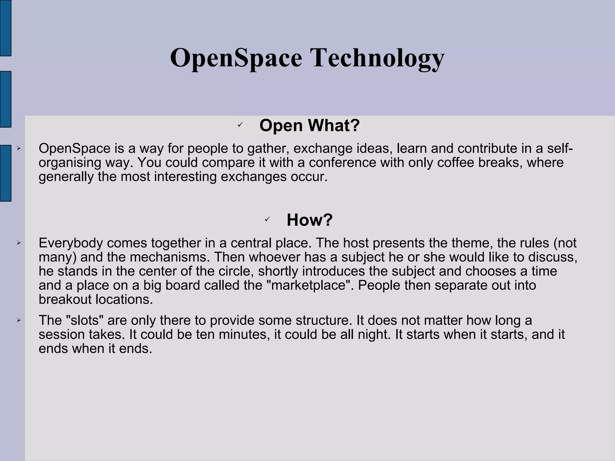 Open Space Technology | PPT