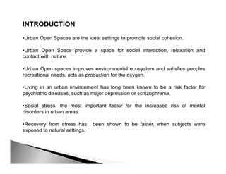 Urban Open spaces | PDF