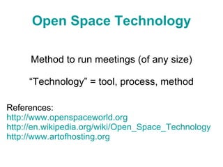 Open Space Technology | PPT | Physics | Science