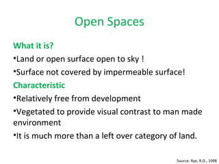 Open spaces | PPTX