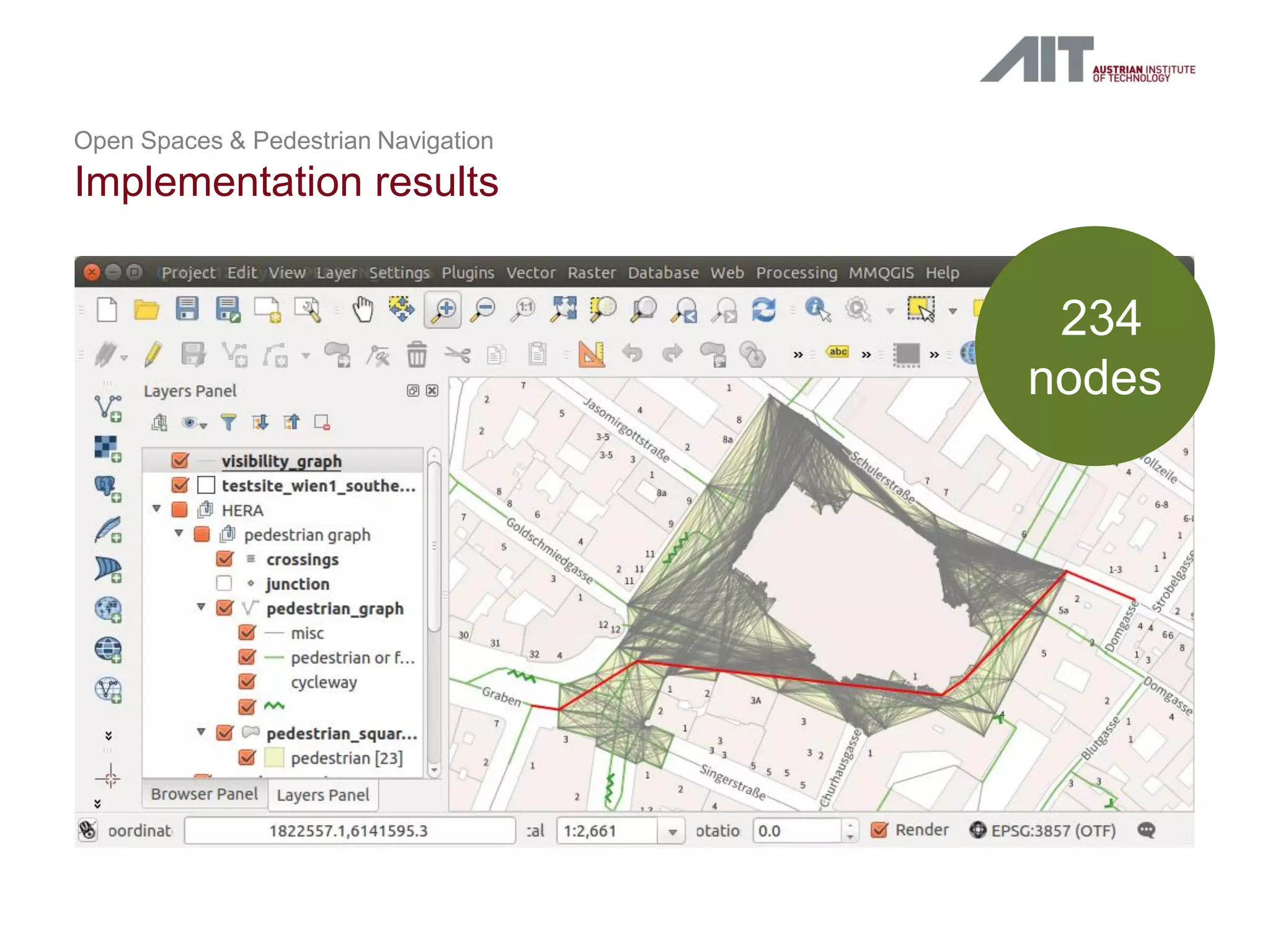 Integrating Open Spaces Into Osm Routing Graphs For Realistic Crossing Behaviour In Pedestrian