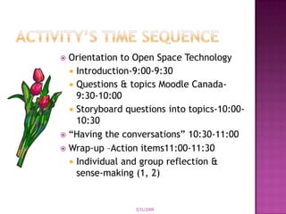 Open Space Technology Moodlemoot Final | PPT