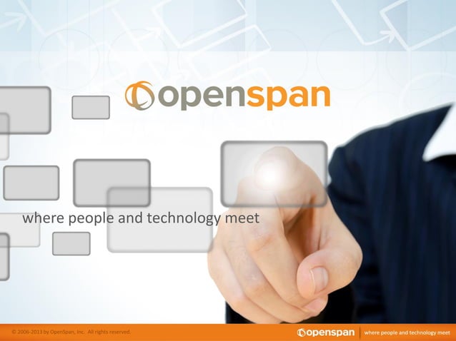Openspan For Call Center 2013 | PPT