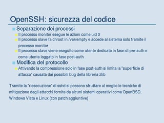 Openssh: comunicare in sicurezza | PDF | Computer Networking | Computing
