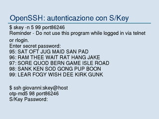 Openssh: comunicare in sicurezza | PDF | Computer Networking | Computing