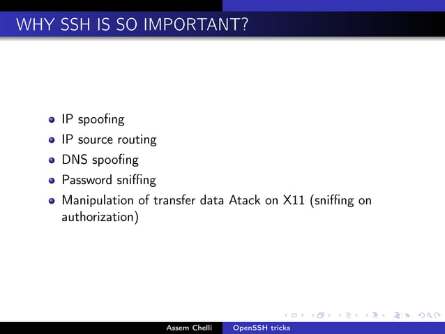 OpenSSH tricks | PPT