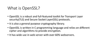 OpenSSL | PPTX