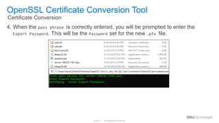 SSL Certificate Conversion with OpenSSL | PPT
