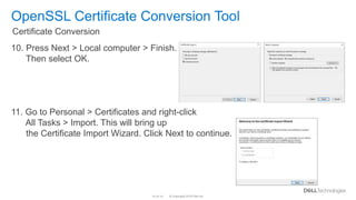 SSL Certificate Conversion with OpenSSL | PPT