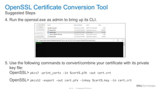 SSL Certificate Conversion with OpenSSL | PPT