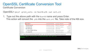SSL Certificate Conversion with OpenSSL | PPT