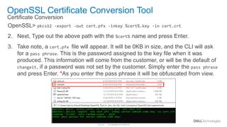 SSL Certificate Conversion with OpenSSL | PPT